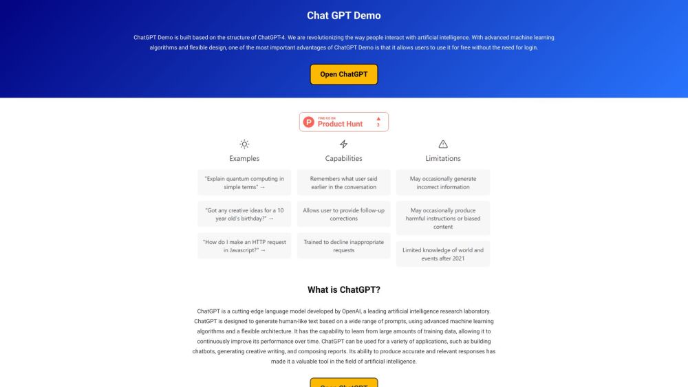 Chat GPT Demo vs AI-Powered Web Exploration - WebQuery - compare the ... Chat GPT Demo vs AI-Powered Web Exploration - WebQuery - compare the ...