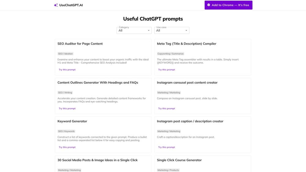 100+ Free ChatGPT Prompt Templates - Información del producto, Revisar ...