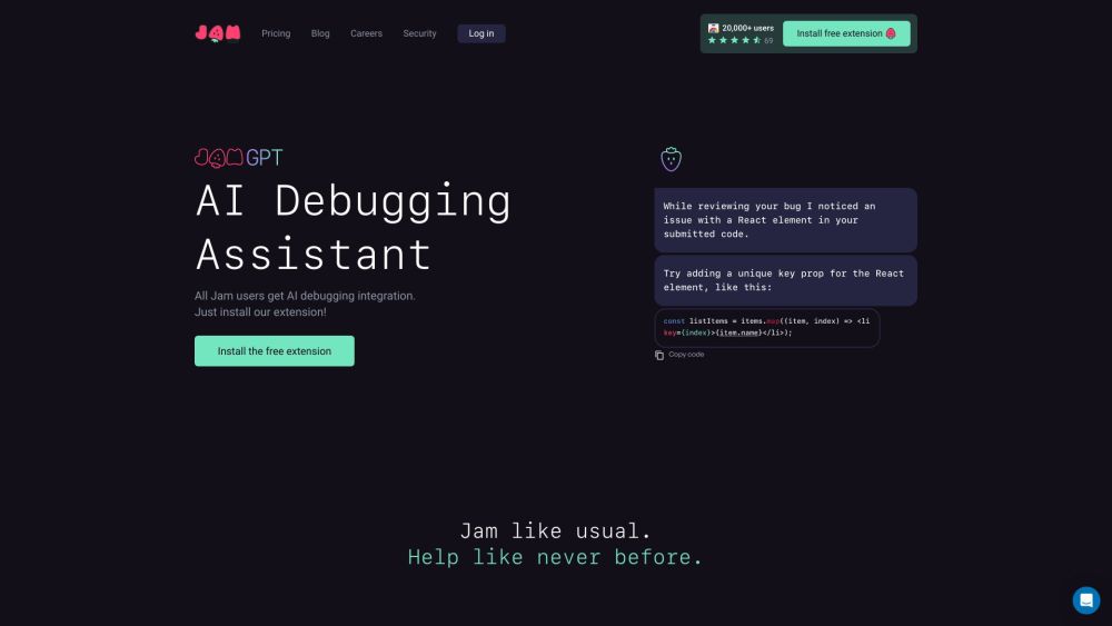 What is JamGPT, Review, Pricing and JamGPT alternatives 2023 | Toolify What is JamGPT, Review, Pricing and JamGPT alternatives 2023 | Toolify
