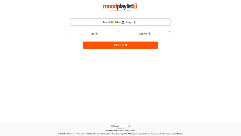 ¿Qué es Moodplaylist - AI Powered Playlists, revisión, precios y ... ¿Qué es Moodplaylist - AI Powered Playlists, revisión, precios y ...