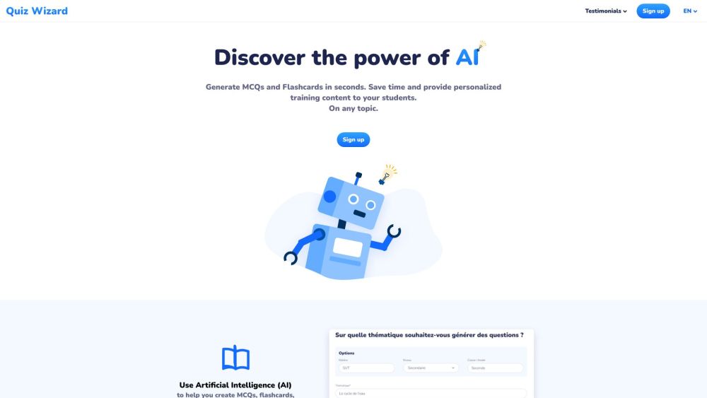 Quiz Wizard Ai Powered Mcq Flashcards Generator 55 Off