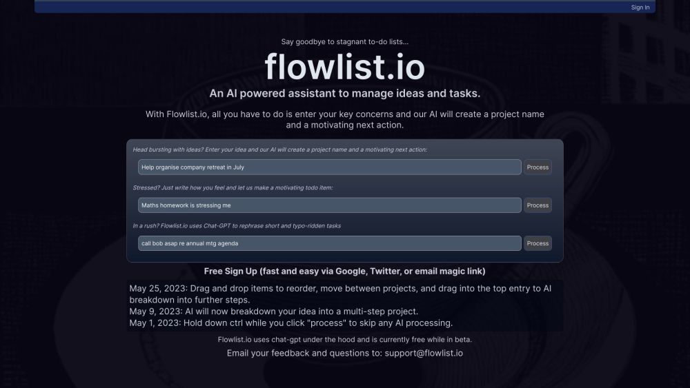 Is An Ai App That Helps Users Manage Tasks And Ideas With Fresh And