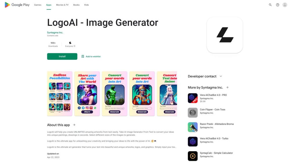 Logoai Image Generator Reviews Details Pricing Core Features Use Cases Logoai Image