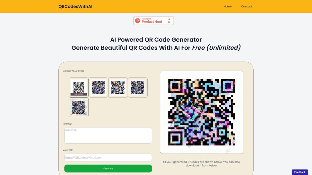 AI Powered QR Code Generator, 검토, 가격 및 AI Powered QR Code Generator 대안 ... AI Powered QR Code Generator, 검토, 가격 및 AI Powered QR Code Generator 대안 ...