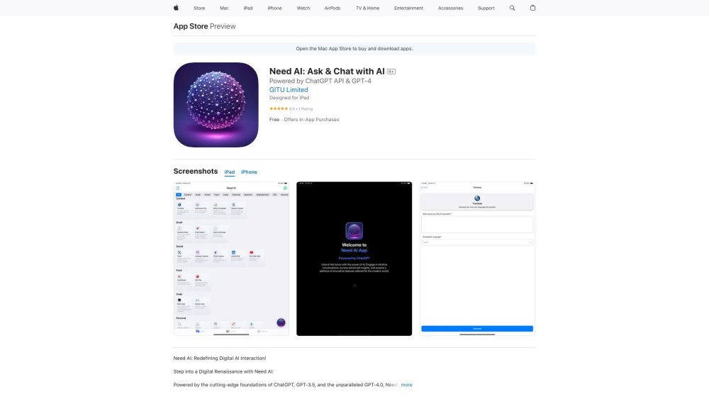 Need AI: Ask & Chat with AI Reviews: Details, Pricing, Core features ... Need AI: Ask & Chat with AI Reviews: Details, Pricing, Core features ...