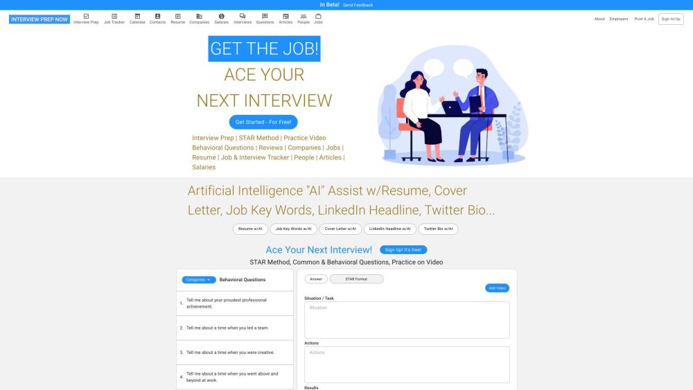 Interview Prep Now 评价: 介绍, 价格, 核心功能, 使用案例, Interview Prep Now 替代品 | Toolify Interview Prep Now 评价: 介绍, 价格, 核心功能, 使用案例, Interview Prep Now 替代品 | Toolify