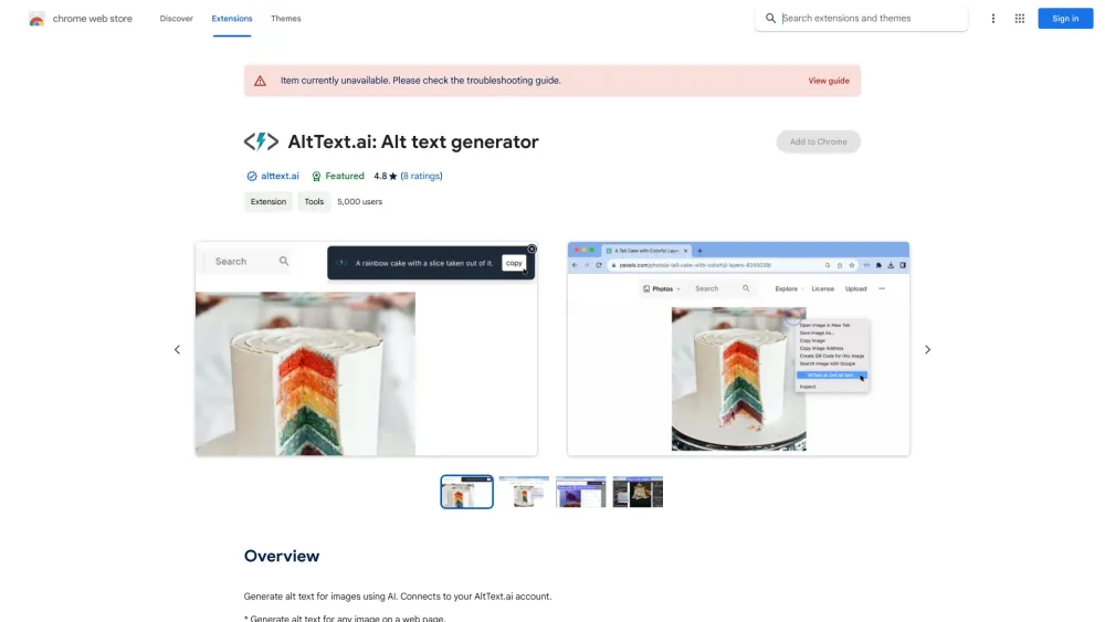 AltText.ai ai chrome extension: install, download, users, alternative - Toolify