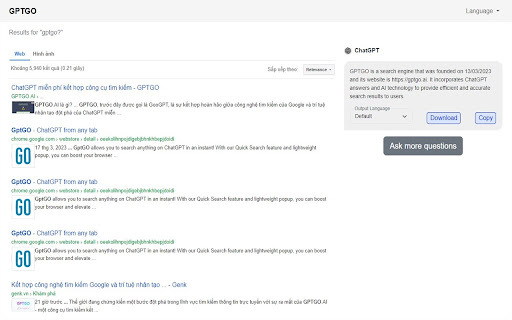 GPTGO.AI ai extensión de Chrome: instalación, descarga, usuarios, alternativa - Toolify