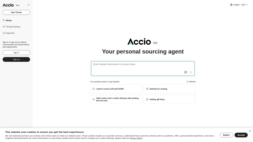 Accio: 全球首款人工智能驱动的B2B采购引擎 Accio: 全球首款人工智能驱动的B2B采购引擎
