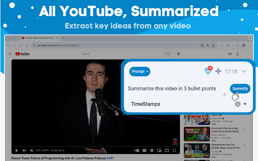 YouTube Summary Tool ai chrome extension: AI tool for summarizing ... YouTube Summary Tool ai chrome extension: AI tool for summarizing ...