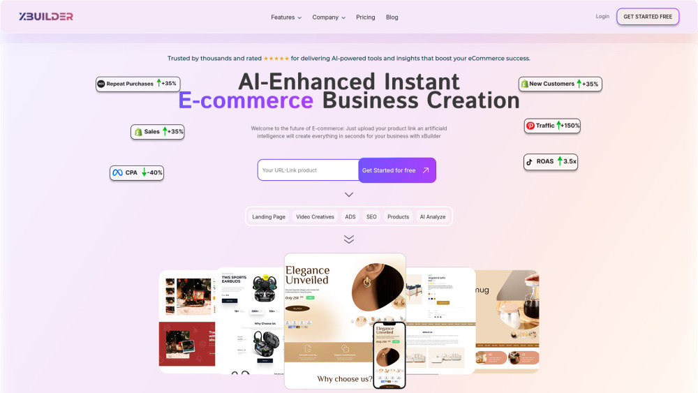 xBuilder.ai: AI platform for effortless online store creation and ...
