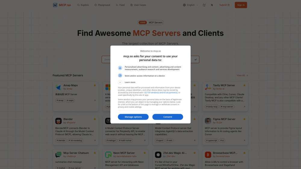 mcp.so: A platform for discovering MCP Servers to enhance AI capabilities.
