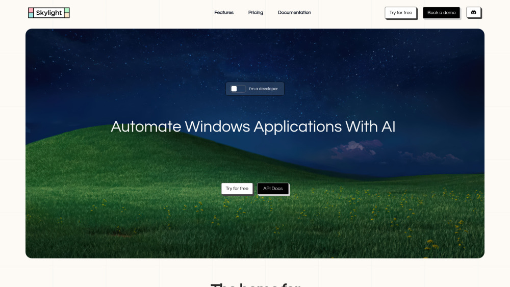 Skylight: Virtual Windows computers for agents to automate workflows.