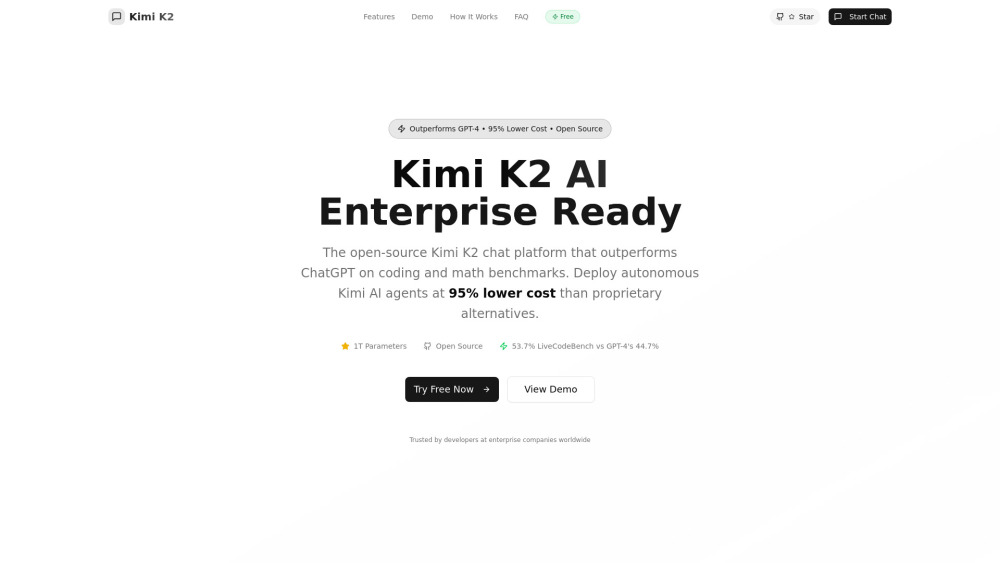 Kimi k2: GPT-4를 능가하는 오픈소스 엔터프라이즈 AI 플랫폼 전격 해부! :: HiiBMOD