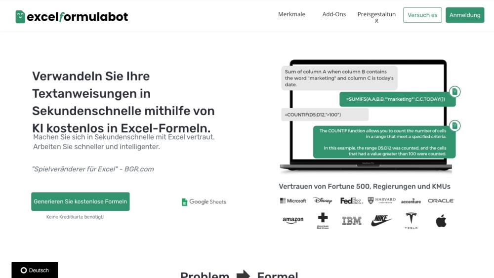 Excel Formula Bot - Información del producto, Revisar, Precios Y ...